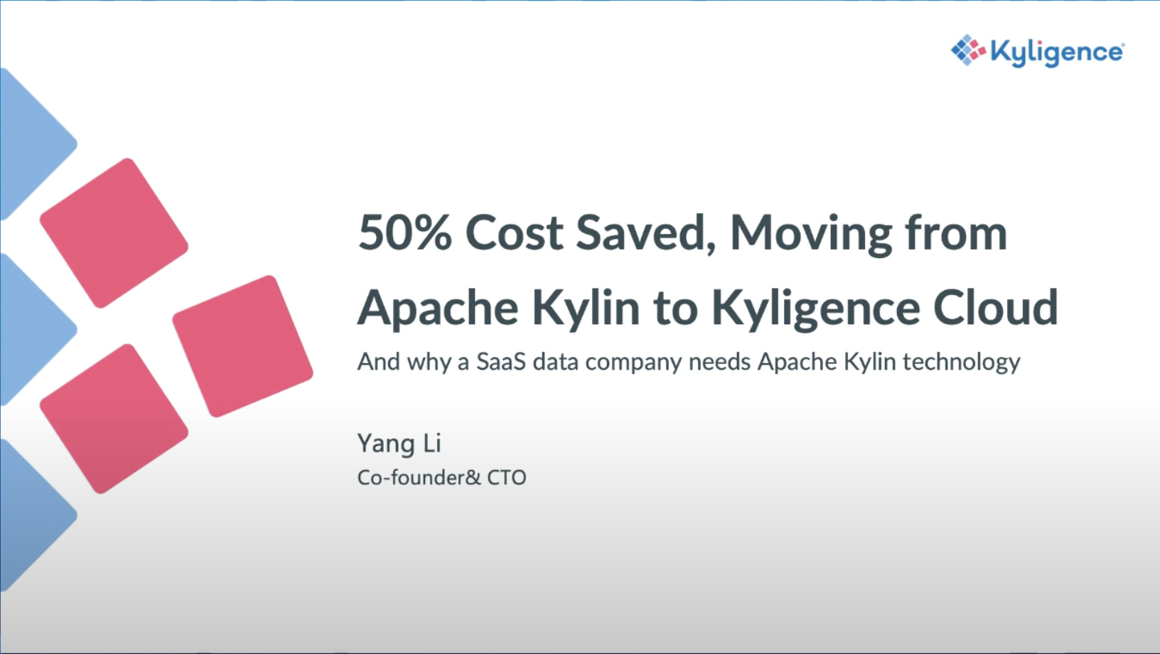How Kyligence helped a SaaS company cut cloud costs by 50% | Kyligence